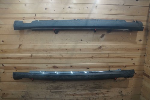 Set 2 Rocker Panel Side Skirt Trim Molding Dolphin Gray OEM Tesla Model ...