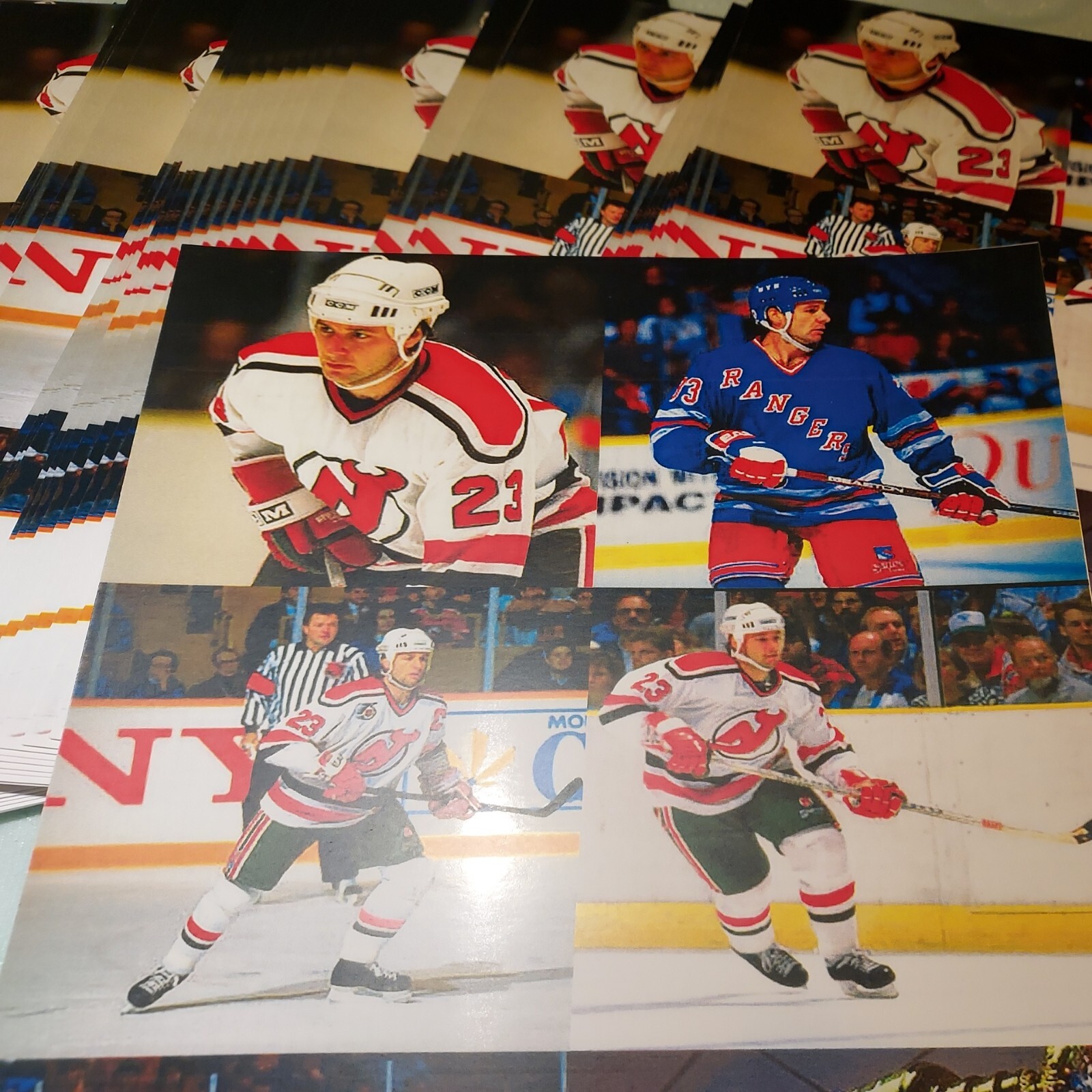 Bruce Driver New Jersey Devils/New York Rangers unsigned 8x10 Photo lot ...