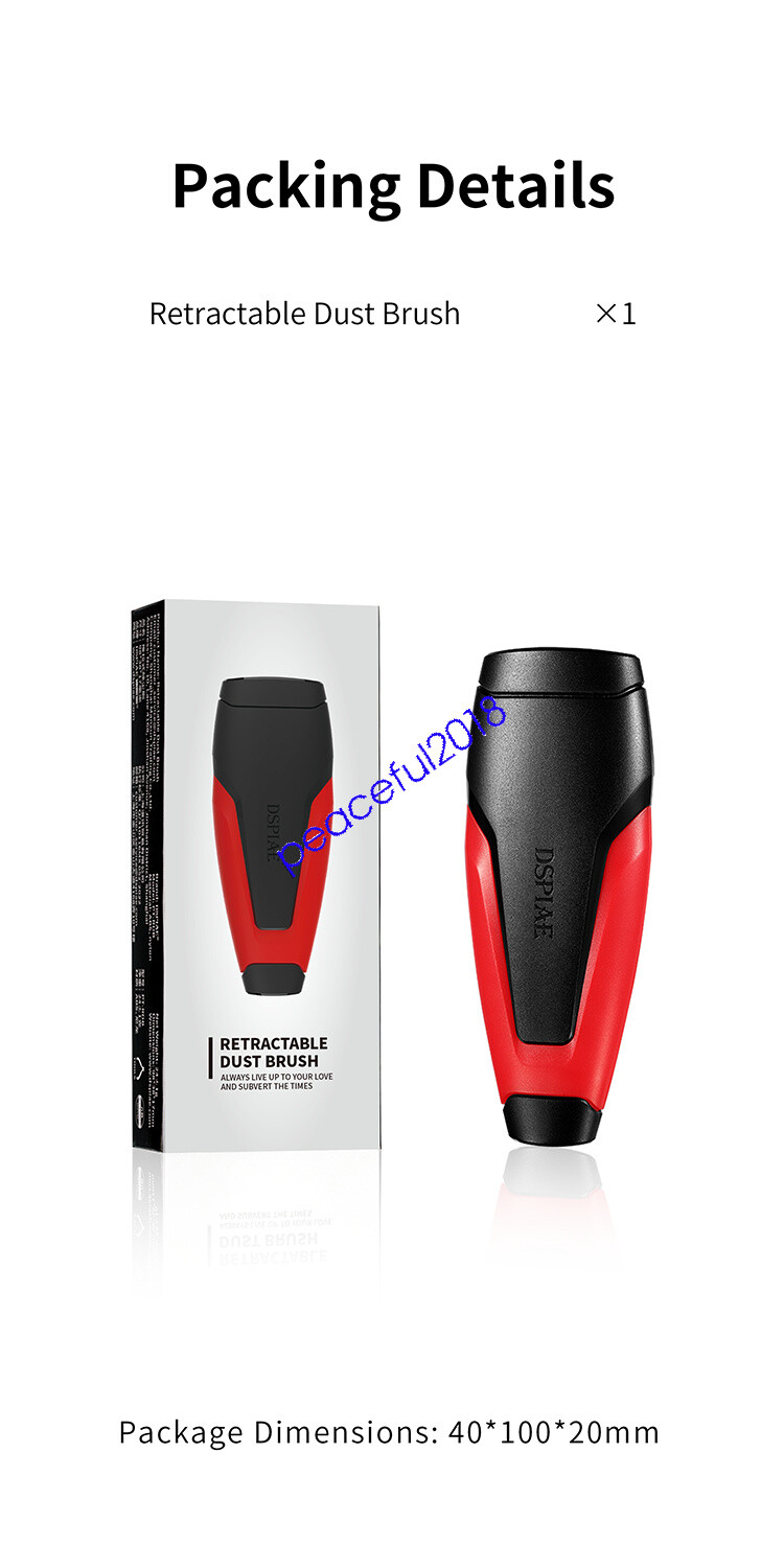 DSPIAE PT-RDB Retractable Dust Brush Double Tips Handy Cleaning Tools | eBay