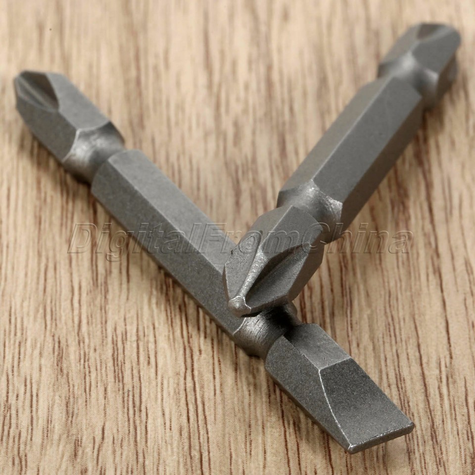 Straight End & Cross End Head Screwdriver Bits Tool Screw Driver Bits ...