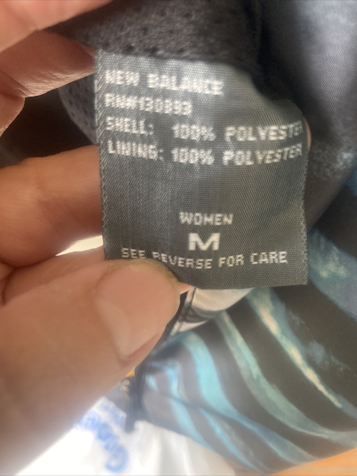 Woman New Balance Jacket Black Size M RN130893 | eBay