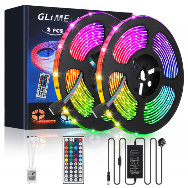 GLIME 10m 300 LEDs 12V Strip Lights - RGB | Compra online en eBay
