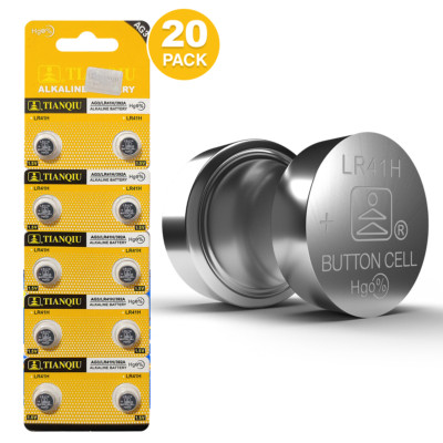 Tianqiu LR41H AG3 392A Alkaline 1.5V Button Cell Batteries (20 Pack) | eBay