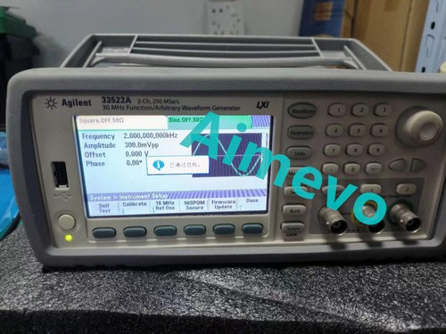 HP/ Keysight /AGILENT 33522A 30MHz Function /arbitrary waveform ...