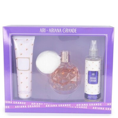 Ari by Ariana Grande for Women - 3 Pc Gift Set 3.4oz EDP Spray, 4oz ...