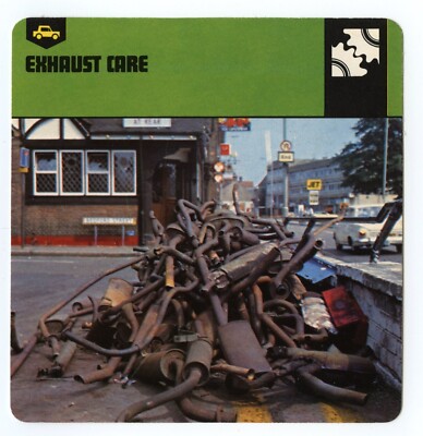 Exhaust Care - Car Mechanics Auto Rally Edito Service SA Card | eBay