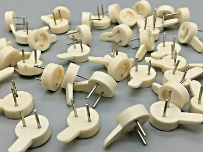 36 x PICTURE HOOKS 23mm hard wall hanging hook pins hang frame nails ...