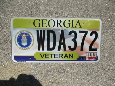 Georgia Veteran License Plates