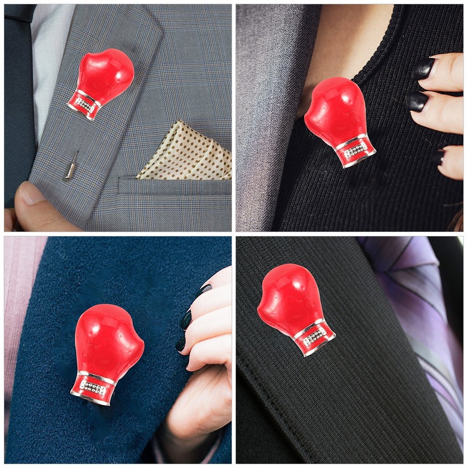 Decorative Metal Boxing Brooch Boxing Badge Boxing Themed Lapel Pin for ...