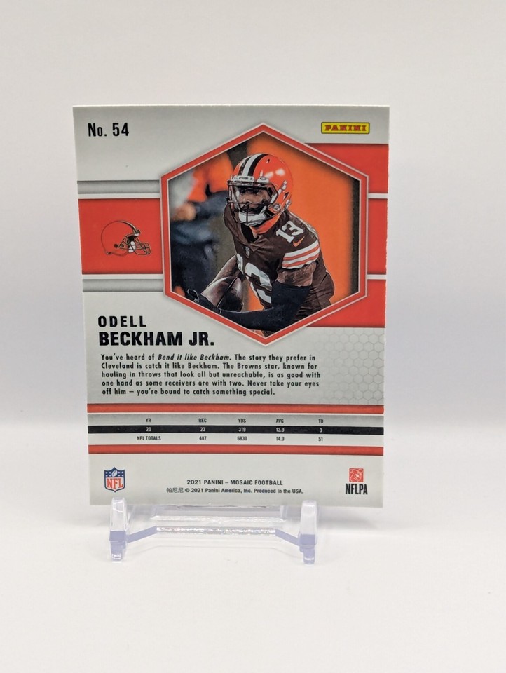 2021 panini mosaic football #54 Odell Beckham Jr. | eBay