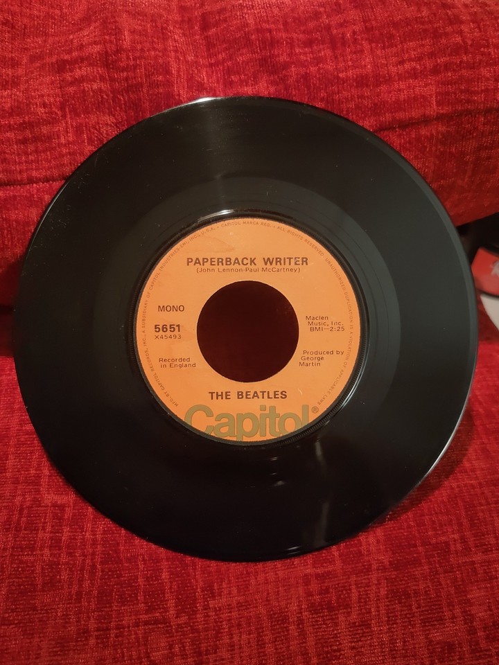 The Beatles 45 rpm vinyl records - Lot of 5 | eBay