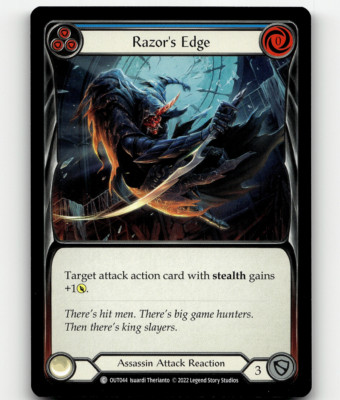 Flesh And Blood Razor's Edge (Blue) Outsiders Common | eBay