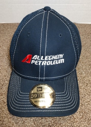 Allegheny Petroleum Hat Cap Men's Size M/L New Era Blue | eBay