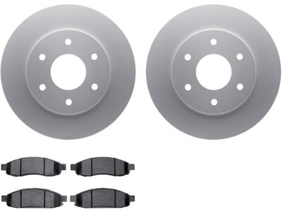 For 2004-2005 Nissan TITAN Brake Pad and Rotor Kit Dynamic Friction ...