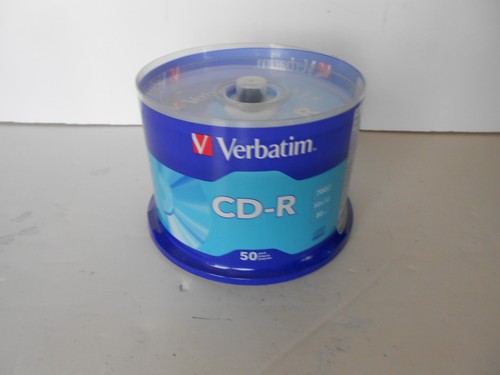 Verbatim CD-R Compact Disk Recordable 80Min 700MB 52X 50-Pack New ...