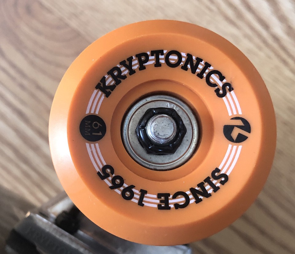 Kryptonics Wood Deck Skateboard 27” x 8-1/2”• BRAVO SPORTS • 044VI 7/19 ...