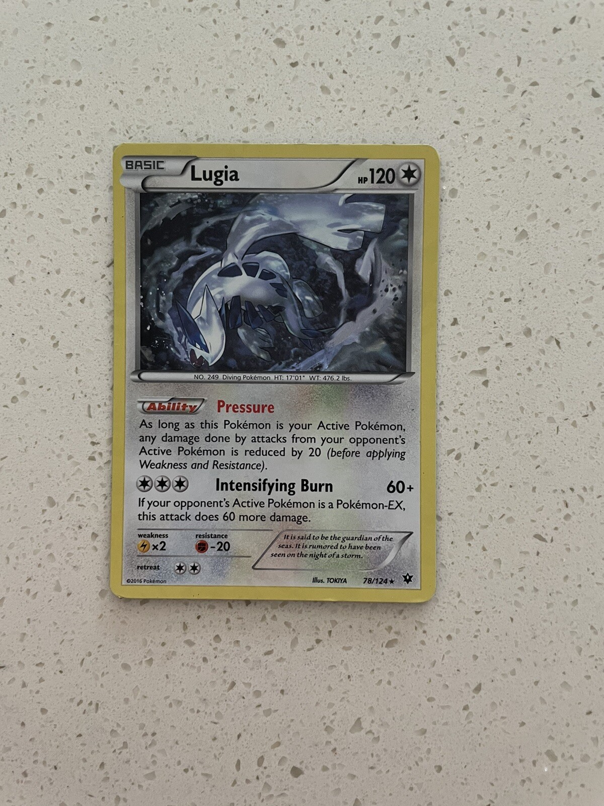 Pokémon TCG Lugia Fates Collide 78/124 Regular Rare | eBay