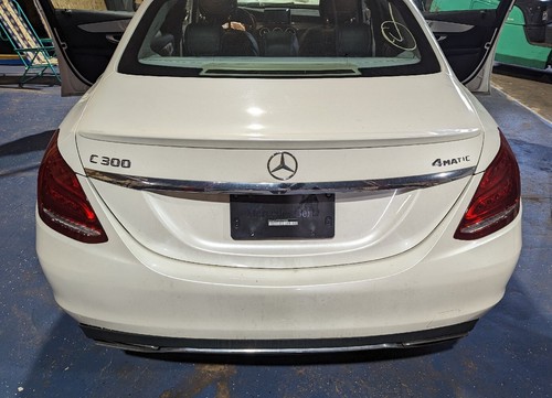 15-21 MERCEDES C300 W205 TRUNK DECK LID SHELL COVER PANEL DIAMOND WHITE ...