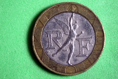 Vintage 1989 - Liberte - Egalite - Fraternite 10 F Silver & Gold Coin ...