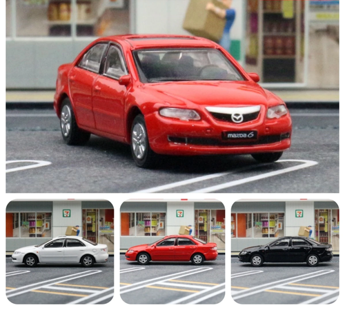 Mazda 6 1/64 Scale Model Car Metal Diecast Toy Sedan Vehicle Gift ...