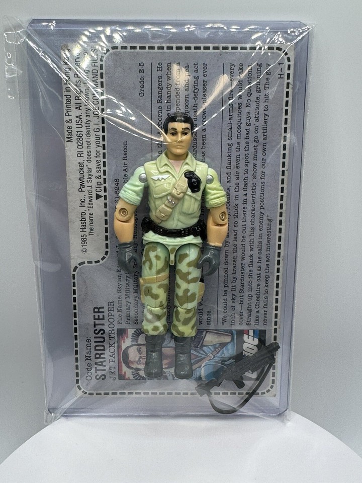 GI JOE ARAH Starduster Mail Away Action Figure With File Card - Rare ...