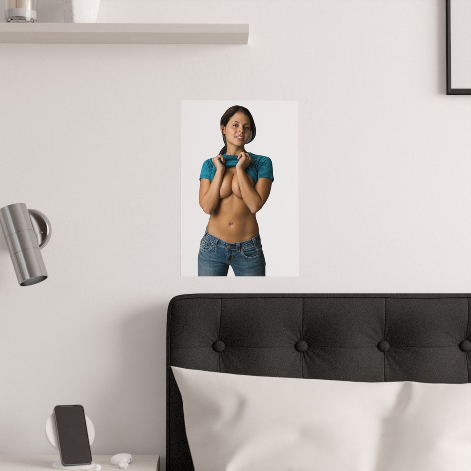 Vintage Cali Logan aka Cassandra Stanton Topless in Jeans Print | eBay