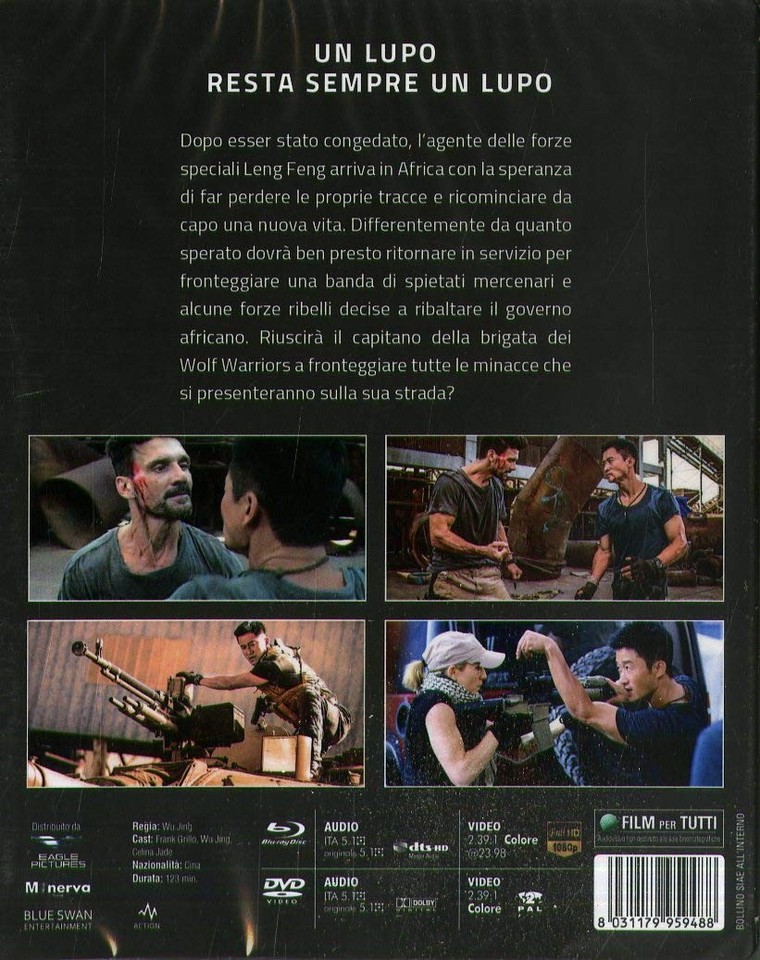 Wolf Warrior 2 (Blu-ray) Jing Wu Frank Grillo Celina Jade (US IMPORT ...