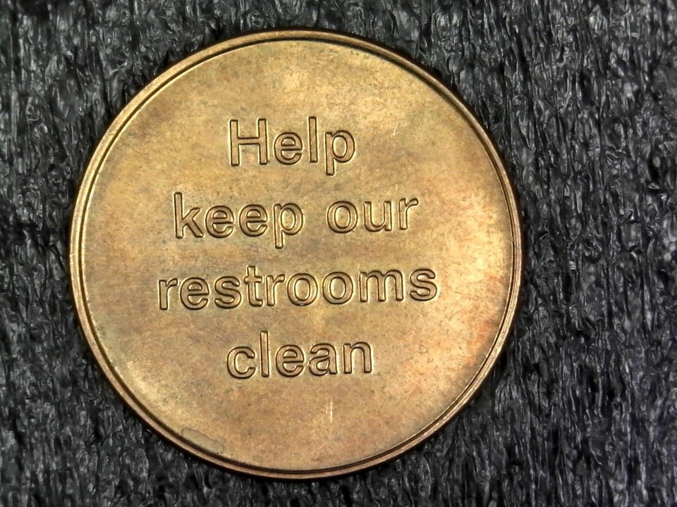 Nik-O-Lok Indianapolis, Indiana Restroom Bathroom Token Coin 25mm (c426 ...
