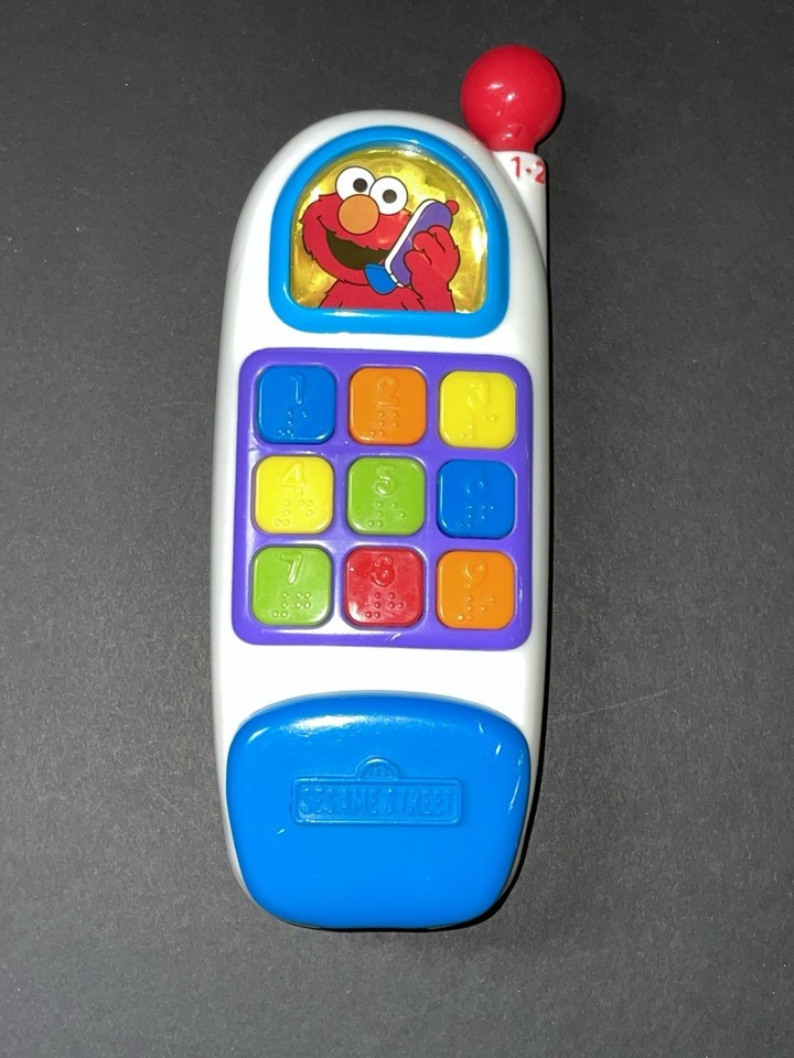 2000 MATTEL SESAME STREET ELMO PHONE~TELEPHONE~TALKS ~ TESTED & WORKING ...