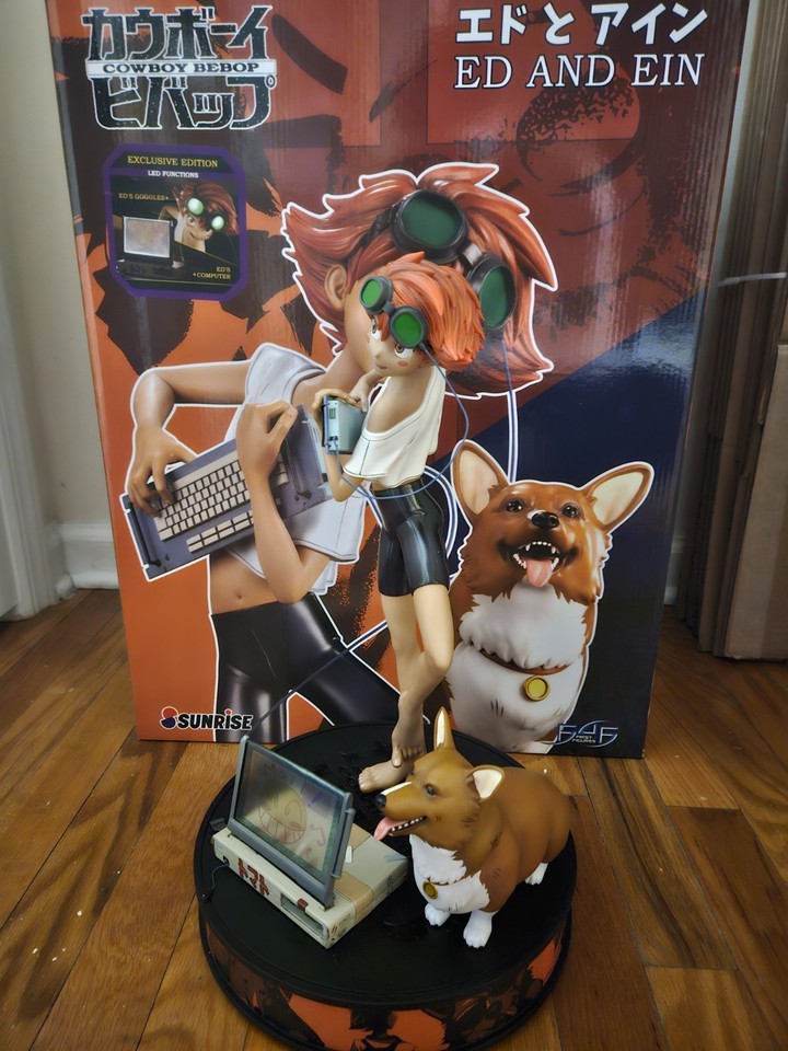 F4F Cowboy Bebop Ed And Ein Exclusive Edition Statue US SHIP ONLY | eBay