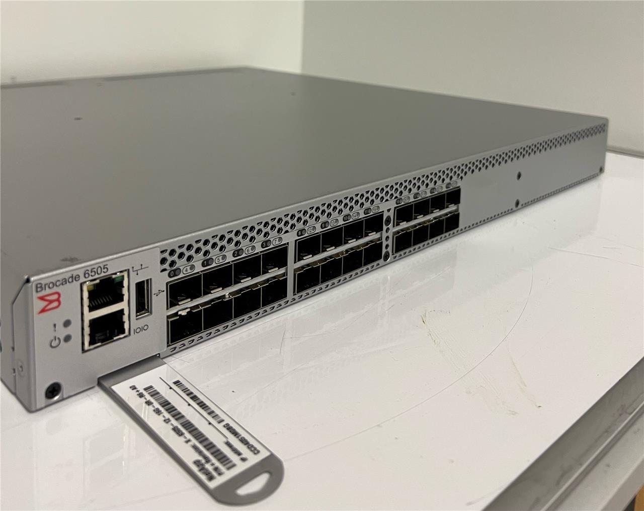 Brocade BR-6505-12-16G-0R 6505 Series 24x 16G FC SFP+ (12x Active) SAN ...