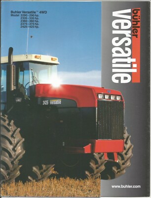 Original Versatile 2290 2335 2375 2360 2425 Tractors Sales Brochure 03/ ...