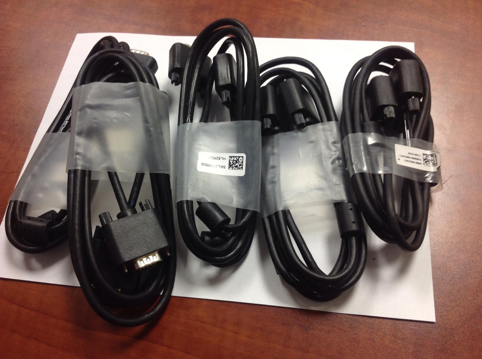 Lot of 5 HP LG Samsung Monitor Video Display Cables Cords - 5ft / 6ft ...