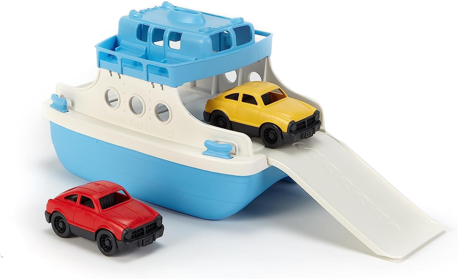 Green Toys Ferry Boat with Mini Cars Bathtub Toy - FRBA1038 for sale ...