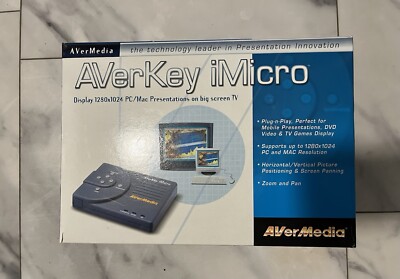 AVERMEDIA AVerKey iMicro K0C3 PC/Mac to TV Video Display Converter 1280 ...
