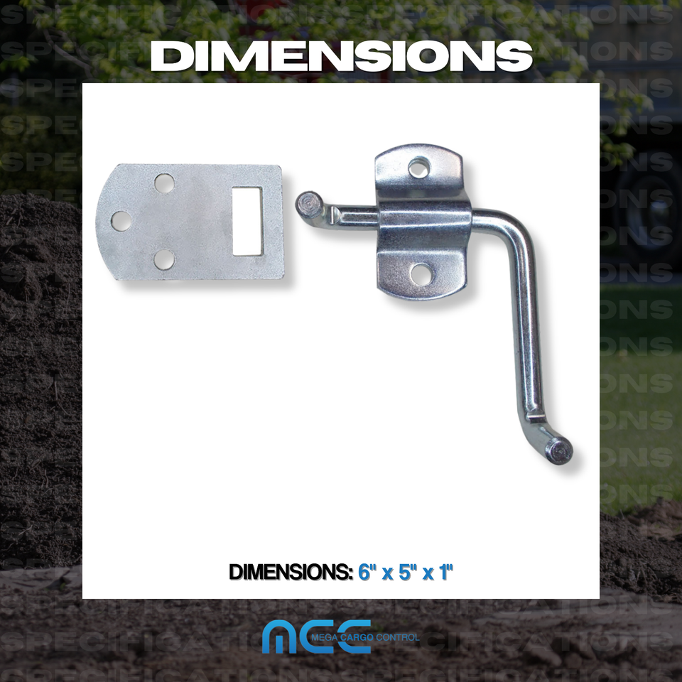 4 Pack Corner Side Gate Stake Bed Latches Bracket Set for Stake Trucks ...