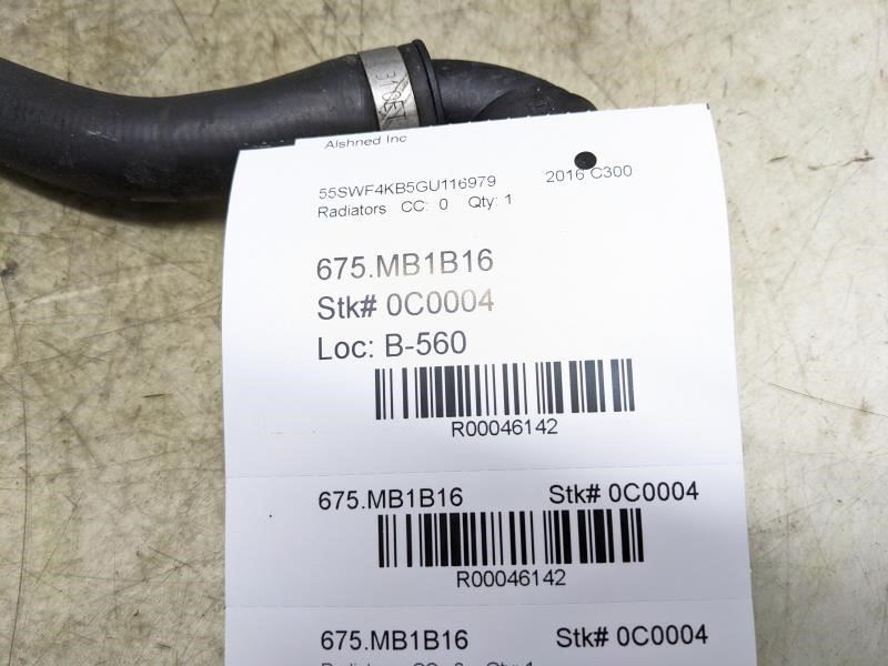 2015-2018 Mercedes-Benz C300 Engine Radiator Coolant Hose Tube 205-501 ...