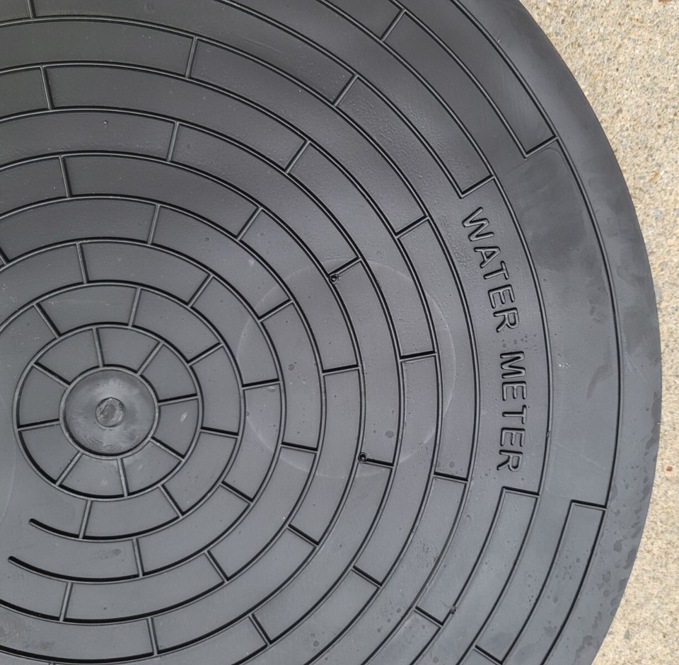 Nicor 21" Water Meter Box Cover, Solid Polymer, AMR/AMI radio ...