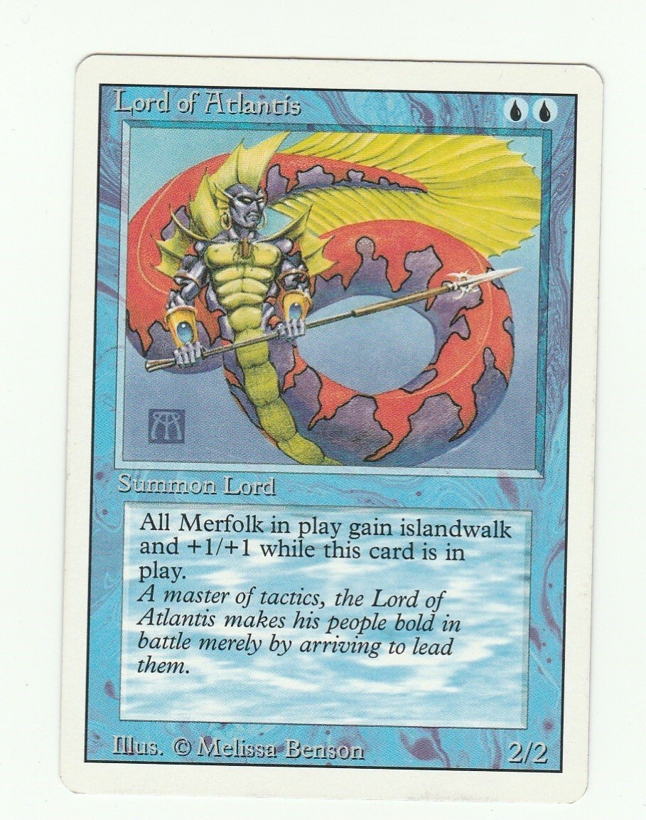1x Lord of Atlantis EX Revised 3rd Edition English Mtg Magic 1x x1 | eBay