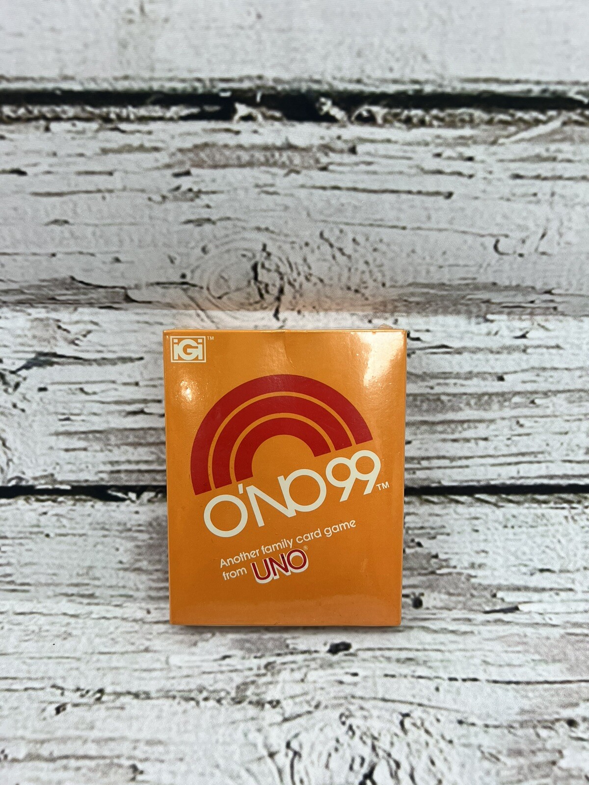 VTG Uno O'NO 99 Card Game 1980 Sealed New In Plastic From The Makers Of ...