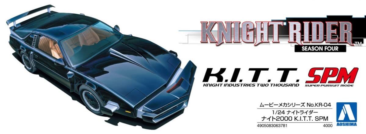 AOSHIMA 1/24 MOVIE MECHA No.KR-04 KNIGHT RIDER knight 2000 K.I.T.T. SPM ...
