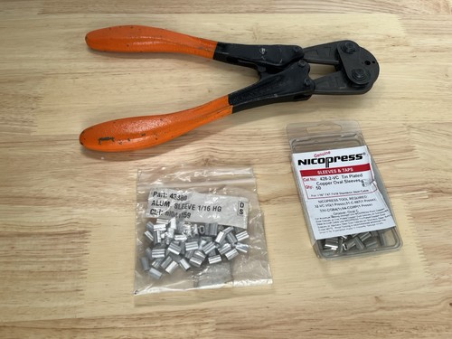 Nicopress Crimping Tool 33V-CGB4 Multi Groove Manual Swaging Tool | eBay
