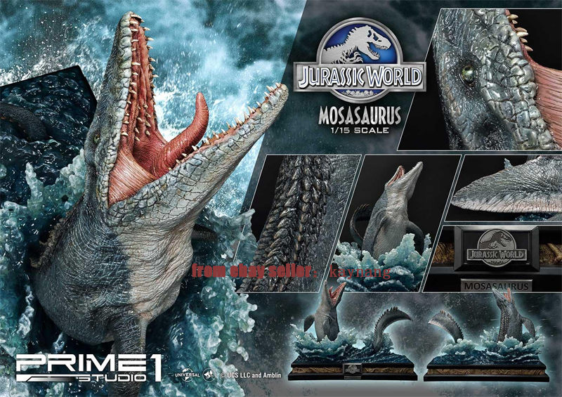 Prime 1 Studio LMCJW2-06 Jurassic World 1/15 Scale Mosasaurus GK Model ...
