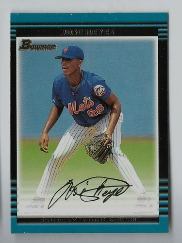 JOSE REYES 2002 BOWMAN ROOKIE PROSPECT CARD #124 METS MLB | eBay