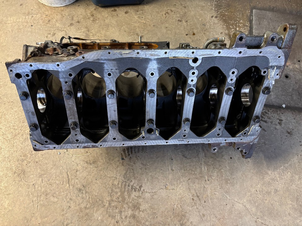 Yanmar 315 6LPA 6LP-STP 6LPA-STZC Engine Motor Crankcase Block Cylinder ...