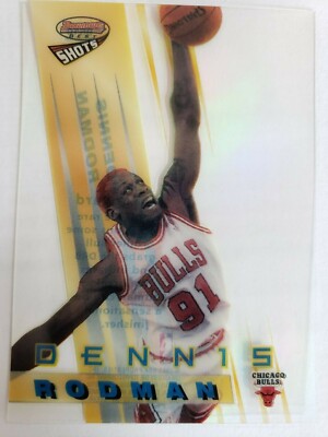 Dennis Rodmen Bowmen Best Shots Refractor 1997 Clear Card | eBay
