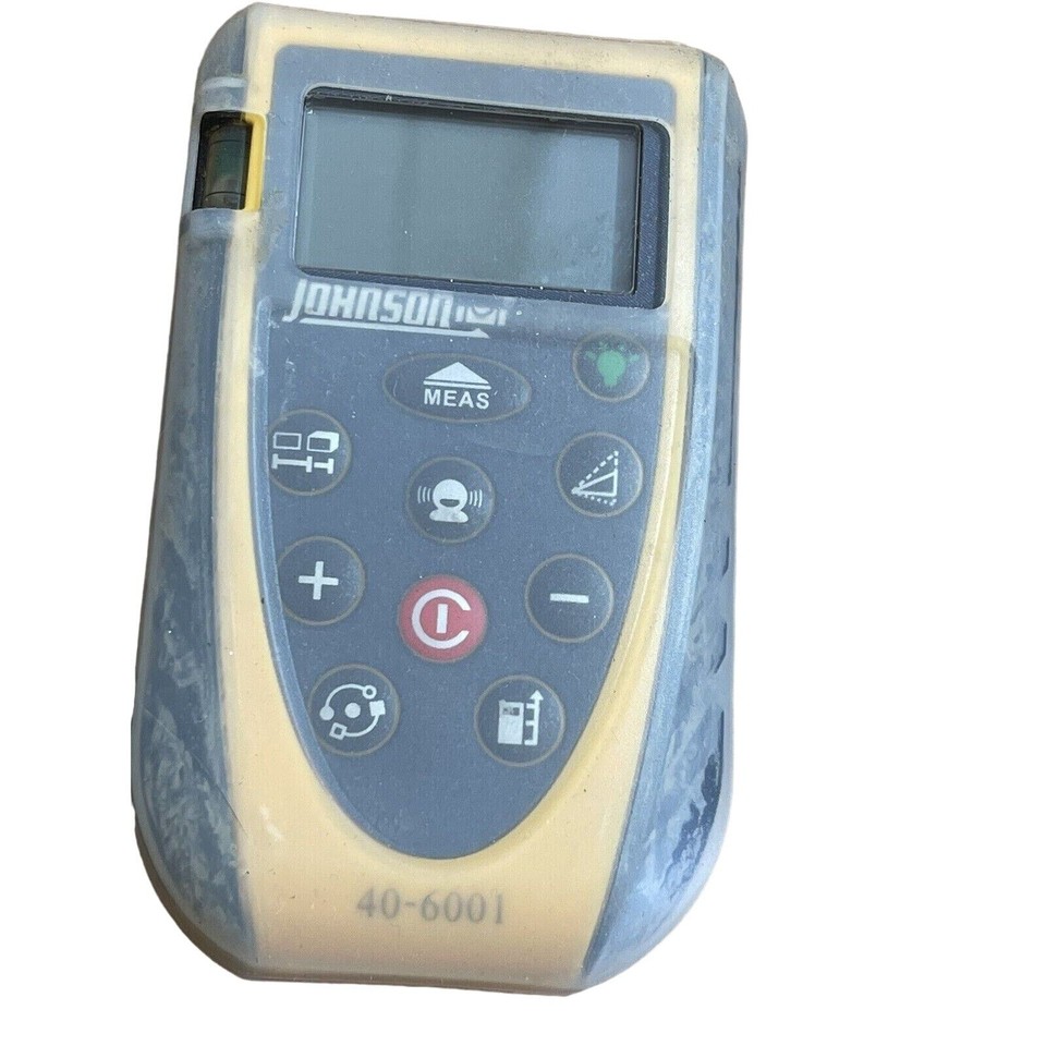 Johnson Laser Distance Meter Measure Model# 40-6001 with Case | eBay