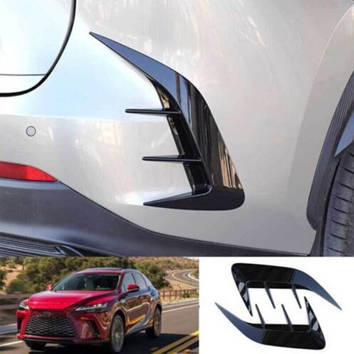 For Lexus NX 350 350h 22-2024 Gloss Black Rear Bumper Lip Diffuser ...