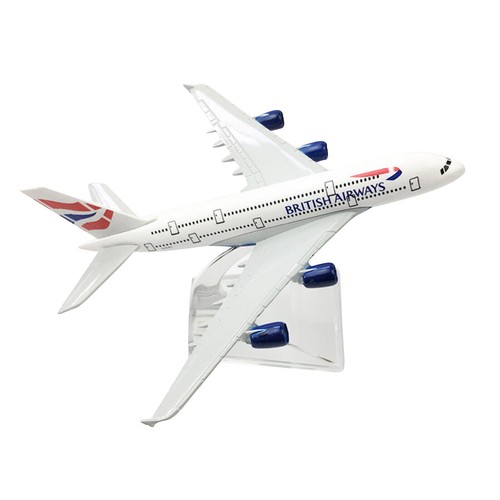 1/400 British Airways A380 Model Plane 16cm Alloy Diecast Airplane ...