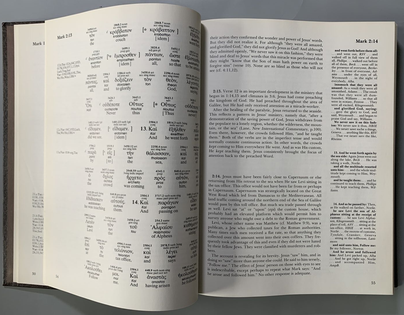 Complete Biblical Library NT Study Bible Mark HC Greek English ...